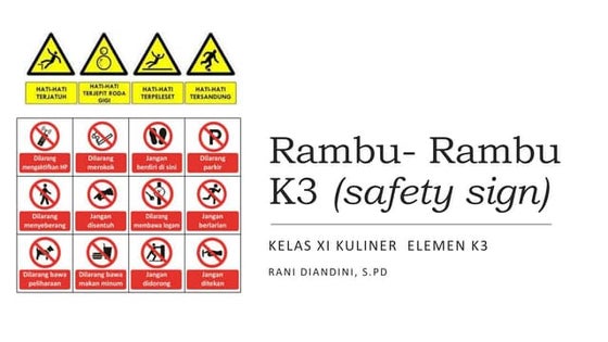 7 simbol simbol k3 dan tanda-tanda bahaya | PPTX