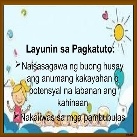 Pambubulas / bullying | PPT