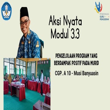 3.3.a.9. Aksi Nyata - Modul 3.3.pd_Heri_CGP A10 | PDF