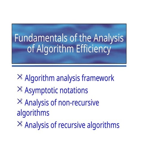 3 Analysis Of Algorithms Efficiencyppt