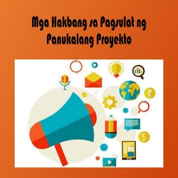 Panukalang proyekto | PPTX