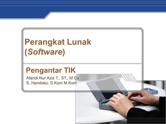 Computer Software - 7th Grade | PPTX