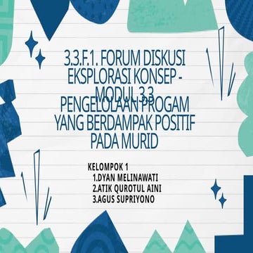 3.3.f.1. Forum Diskusi Eksplorasi Konsep - Modul 3.3.pptx