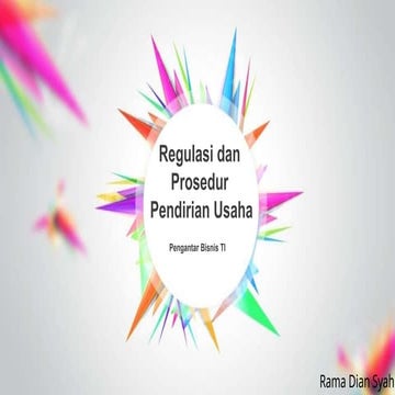 3. Regulasi dan Prosedur Pendirian Usaha_2.pptx