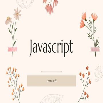 3. lecture 8 javascriptno.pdssssssssssssf | PDF
