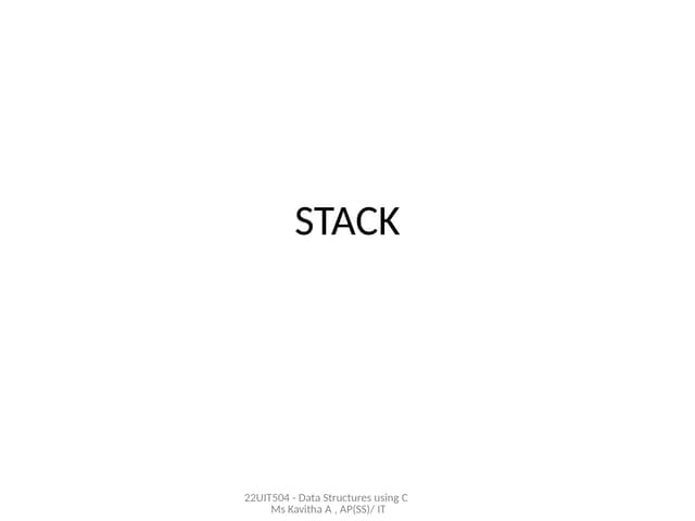 Stacks – Implementation of stack using array and Linked List ... Stacks – Implementation of stack using array and Linked List ...