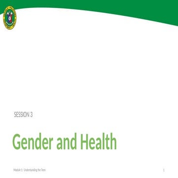 3. Session 3 Gender and Health Dr. Lean.pptx
