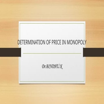 3 Monopoly Microeconomics Power Point Pptx