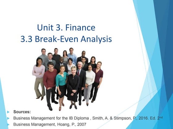 Break-Even Analysis Power point Presentation | PPT