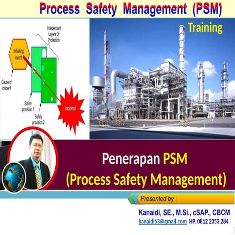 Penerapan PSM (Process Safety Management)_Training *"PSM (Process ...