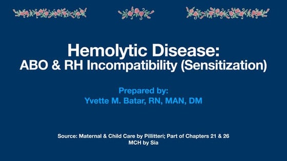 Rhesus incompatibility | PPTX
