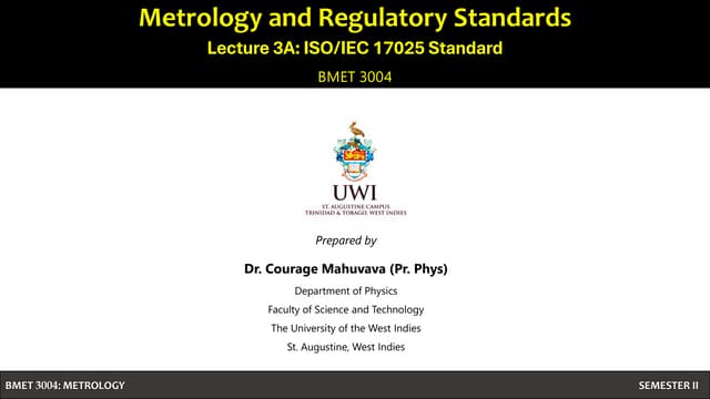 ISO/IEC 17025:2017 Required documentation | PDF