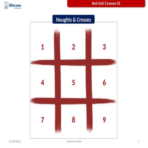 practice vocabulary with tic tac toe for elementary | PPTX