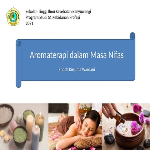 KOMPLEMENTER AROMATERAPI MASA NIFAS NEWW | PPTX