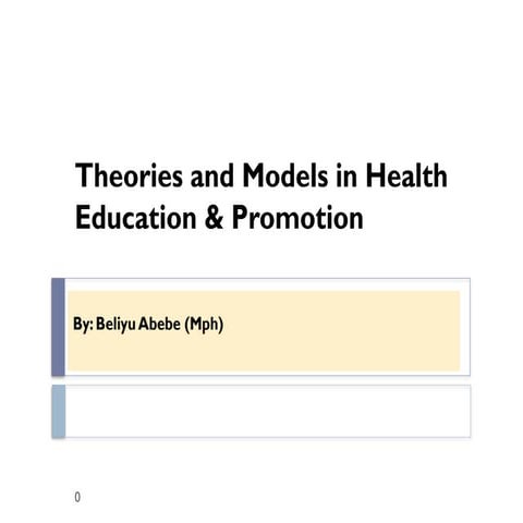3. theory and model.pptx for better understanding | PPTX