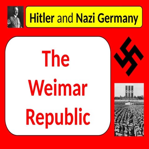 The Weimar Republic and the 1920s in Germany | PPT