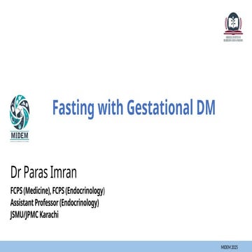 3. FASTING WITH GDM - Dr. Paras (1).pptx