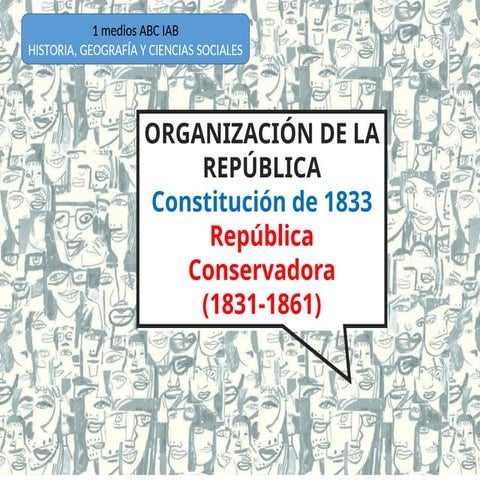 la republica conservadora en Chile durante el periodo | PPTX