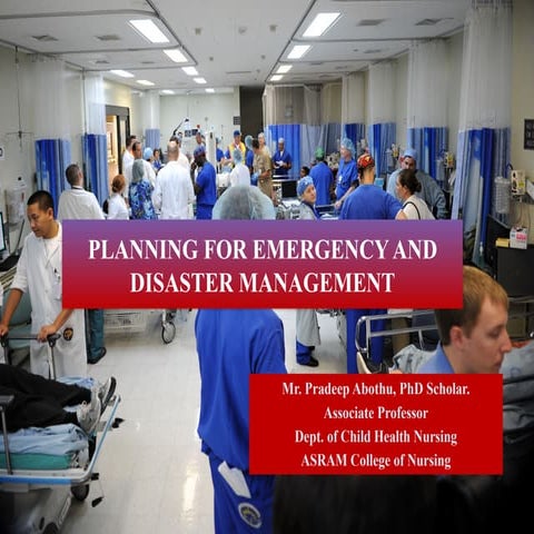PLANNING FOR EMERGENCY AND DISASTER MANAGEMENT ppt.pptx