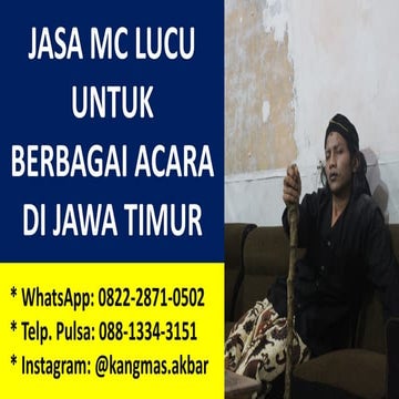Jasa MC Acara dan Event Trenggalek Jawa Timur | PPTX