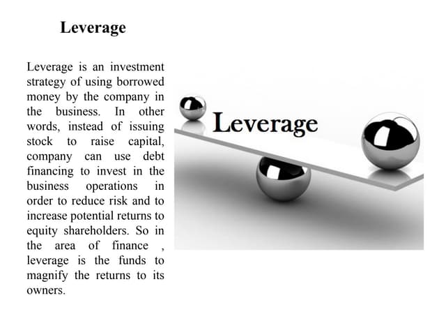 TYPES OF LEVERAGE - FINANCIAL MANAGEMENT | PPTX | Business Accounting ...