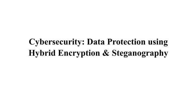 Hybrid Cryptography Algorithm Based Secured Storage Android App | PDF