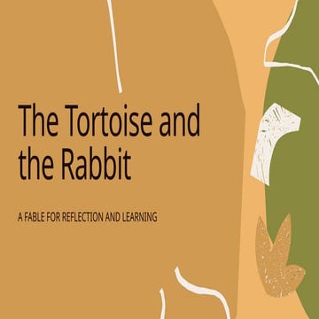 Story telling about the turtle and the rabbit | PPTX