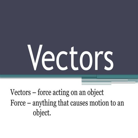 Presentation for Definition, formula and Example problems of Vectors.pptx
