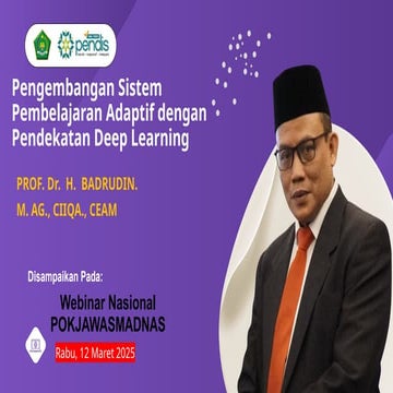 3. PPT_Pengembangan Sistem Pembelajaran Adaptif dengan Pendekatan Deep ...