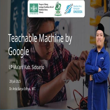 Pengenalan Google Teachable Machine - Belajar AI | PPTX