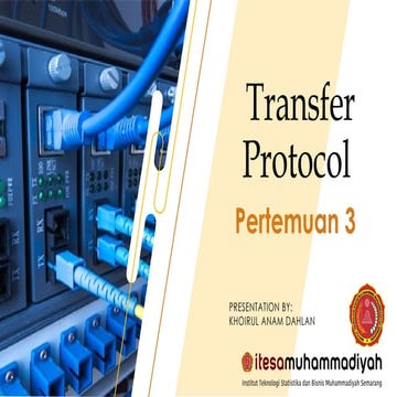 3. transfer control protokol dan internet protokol jaringan komputerTCP ...