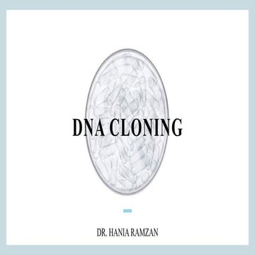 3 Dna Cloningpptx Molecularbiology Bbbbbb Pptx 3968