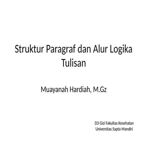 Bahasa Indonesia Struktur Paragraff.pptx