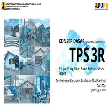 Persyaratan Teknis Penyediaan TPS dan TPS-3R | PDF