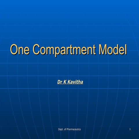 one compartment model ppt | PPTX