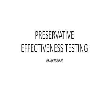 5.1.3. Efficacy of antimicrobial preservation (EP 5.0) | PDF