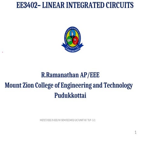 Comprehensive Study of Instrumentation Amplifiers and Op-Amp ...
