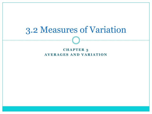 Mean, Median, Mode: Measures of Central Tendency | PPTX