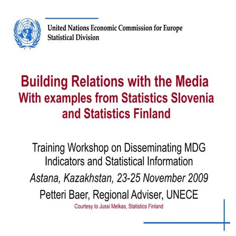 Building relations with the media | PPT