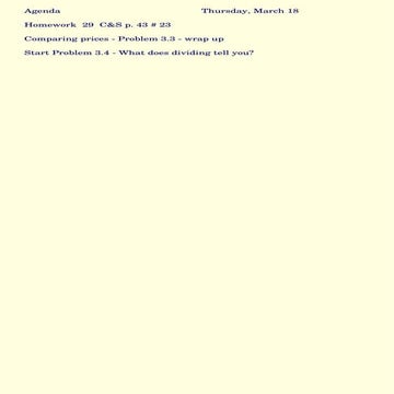 Comparing & Sclaing Problem 3 3 Hex Wrap Up & 3 4 Intro | PPT