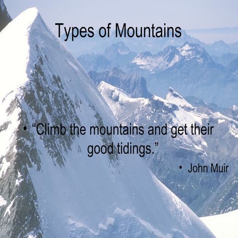 3.3 mountain formation | PPT