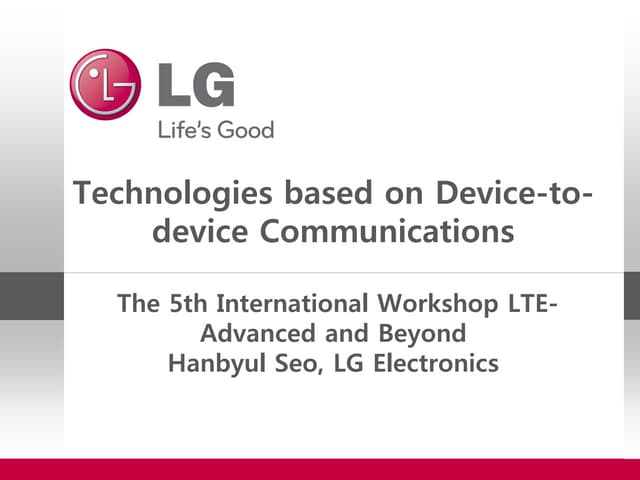 3 4 B4 G Workshop D2d Based Comm V2 Ppt
