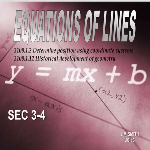 3-4 Equations of Lines.ppt