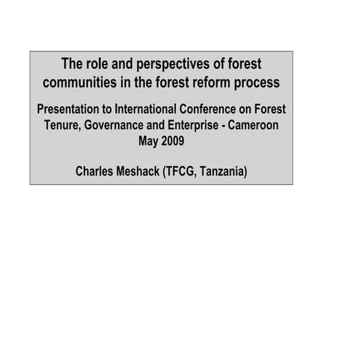Joint forest management | PPTX