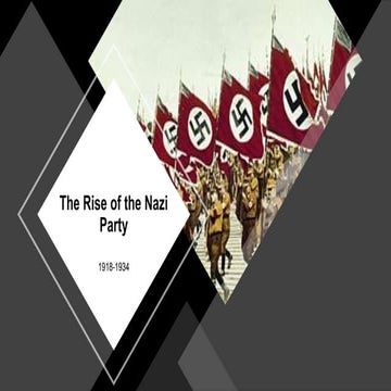 The Rise of the Nazi Party | PPTX