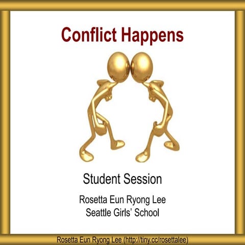 Conflict and Bullying Session for 3-5 Students | PPTX
