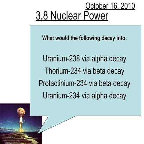 3.8 Nuclear power | PPT