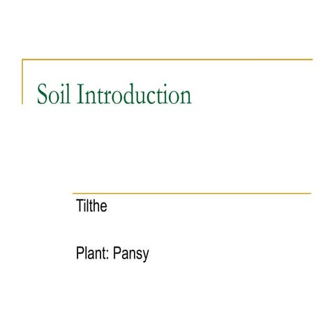 3 8 Soil Introduction | PPT