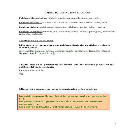 Palabras graves | PPT