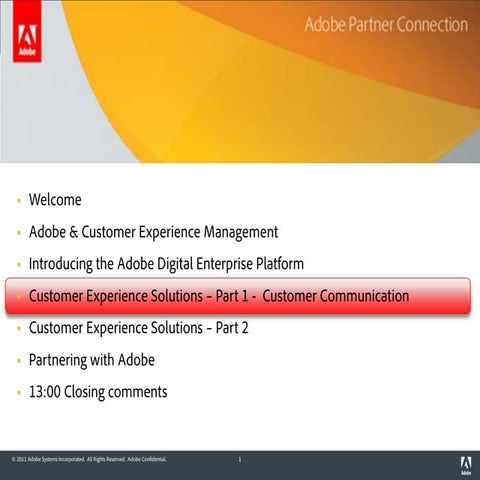 Successful Customer Communication with Adobe ADEP | PDF